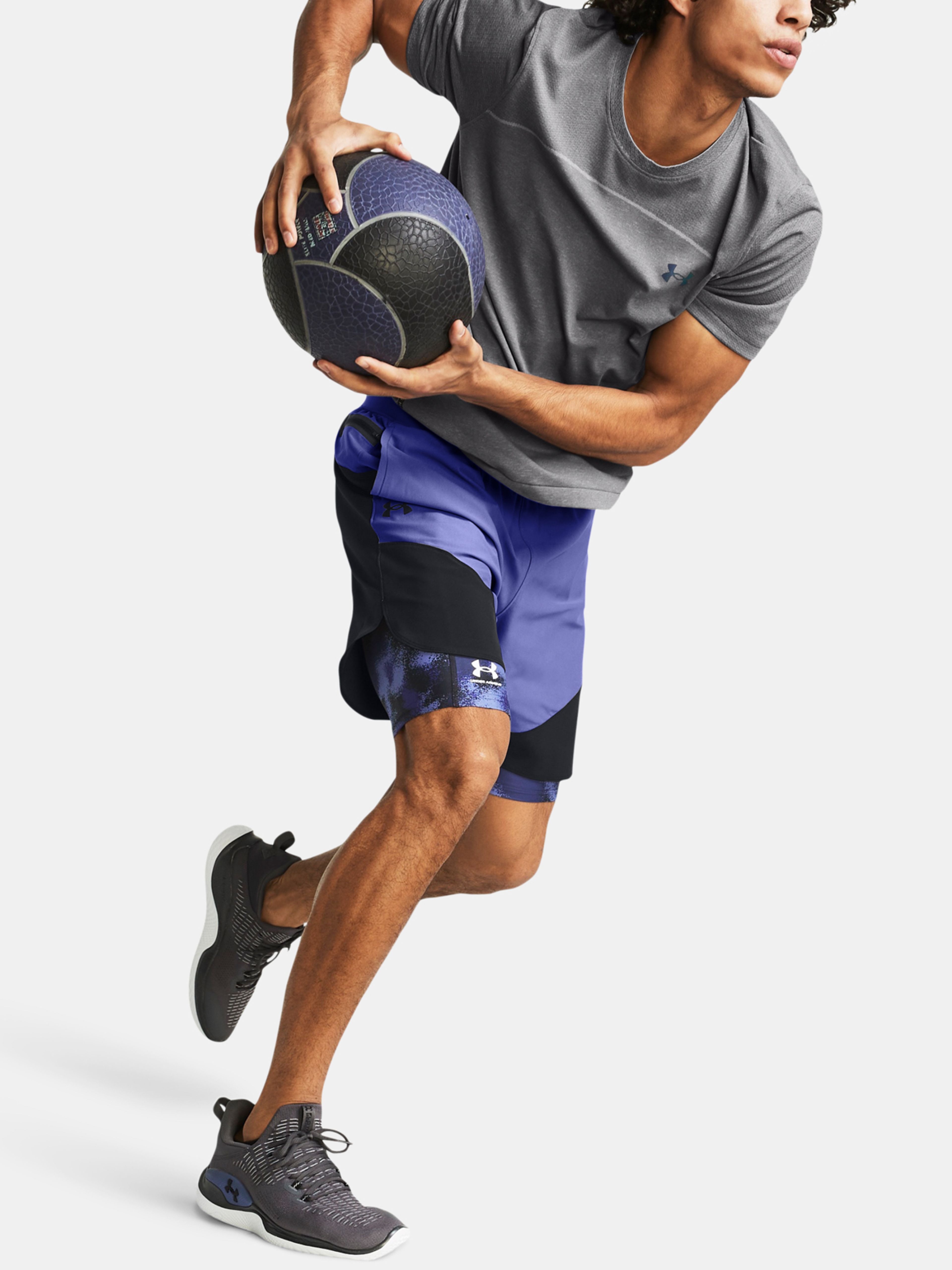 Kraťasy Under Armour UA HG Armour Printed Lg Sts-PPL | UnderArmour.sk