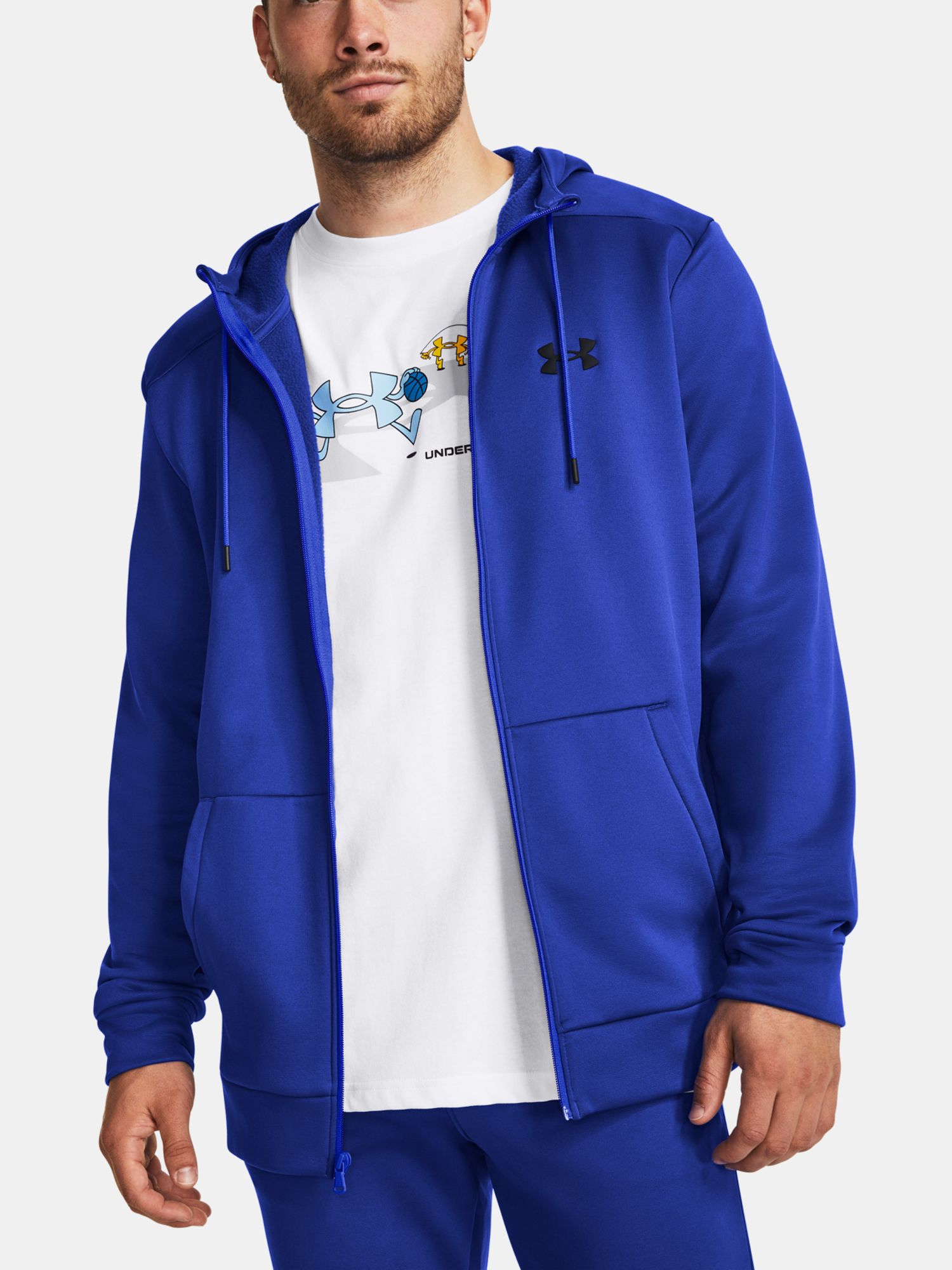 Pánská mikina Under Armour UA Armour Fleece FZ Hoodie | underarmour.cz